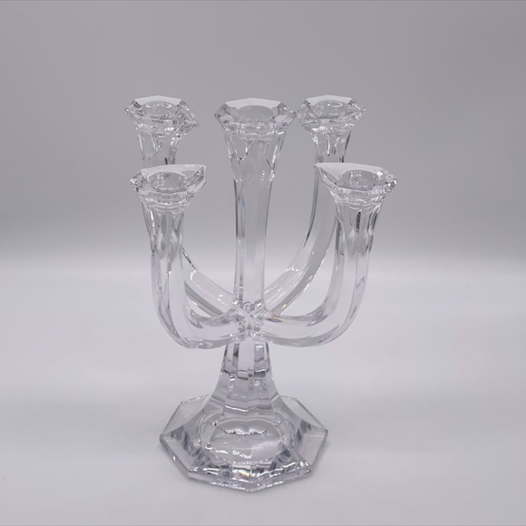 Towle | Accents | Towle Full Lead Crystal Five Arm Candelabra | Poshmark